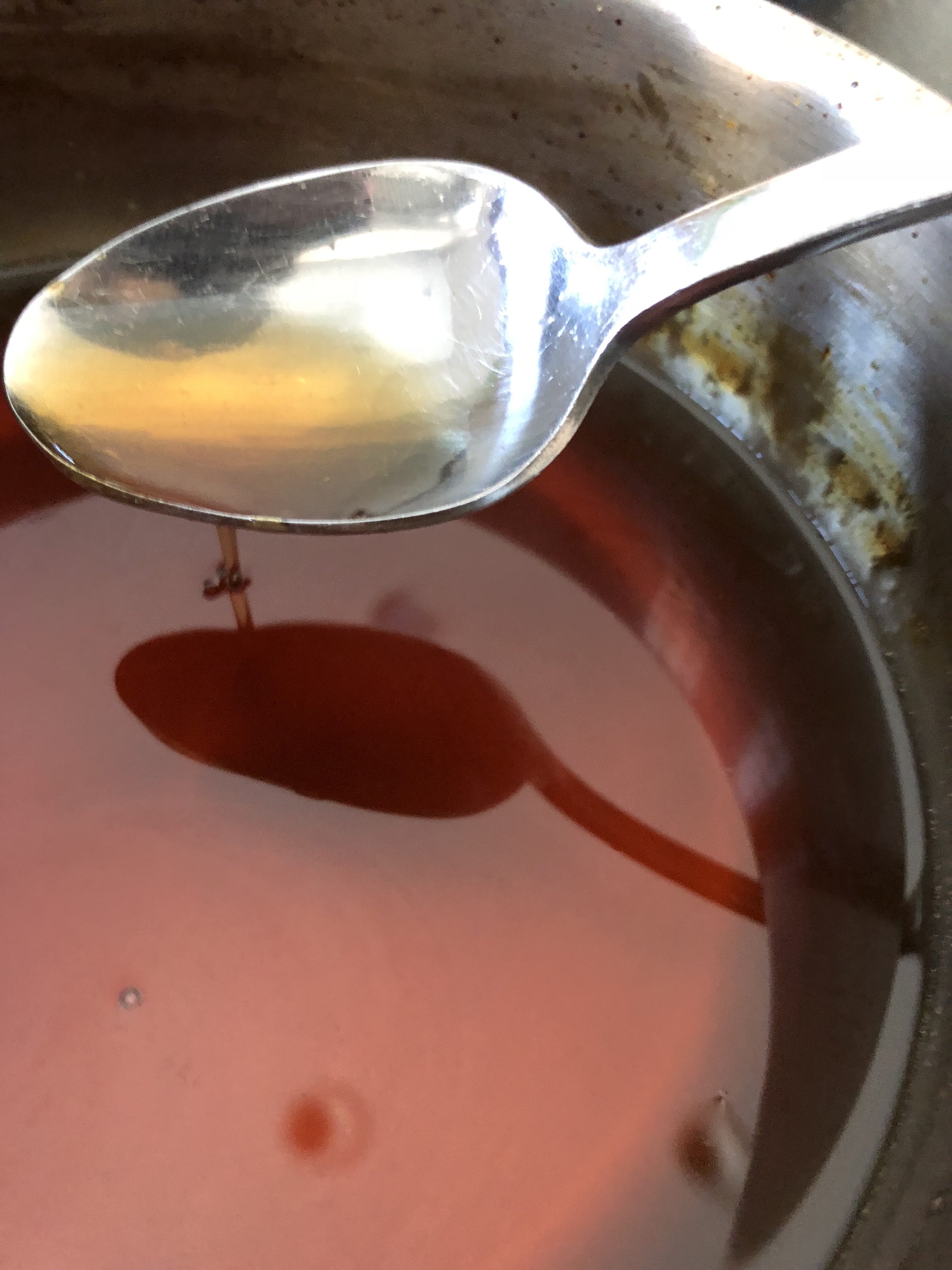 Rose Hip Syrup glazed Orange Cake